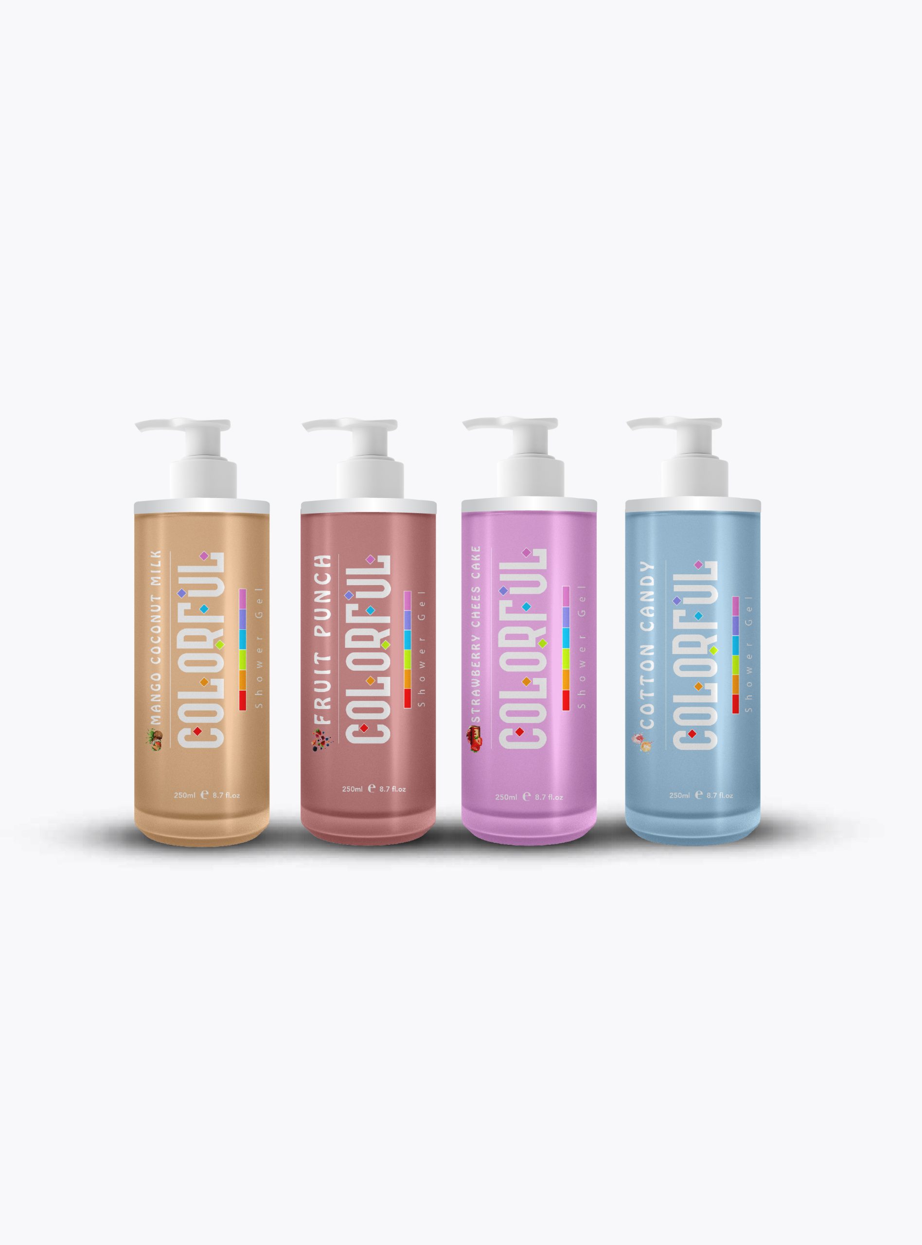 COLORFUL SHOWER GEL – Kempetro